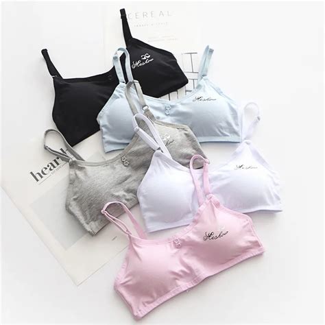 Famliнижнее белье для девочек подростков мягкий хлопковый бюстгальтер