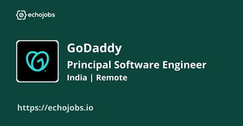 Godaddy Is Hiring Principal Software Engineer India Go Java Aws Microservices Api Python R