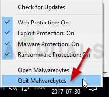 Fix Malwarebytes Real Time Web Protection Won T Turn On