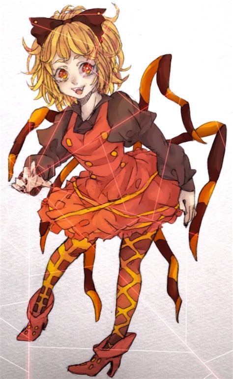 Kajiyu Kurodani Yamame Touhou 1girl D Adapted Costume Arthropod