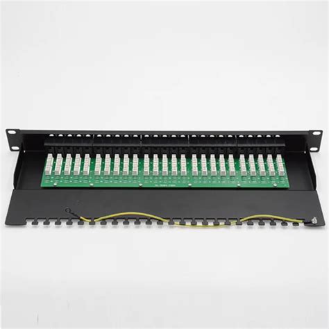 Ethernet Cat3 Voice Utp 50 Port Telephone Patch Panel 110 Or Lsa Rj11