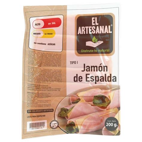 Jamón De Espalda Tipo I El Artesanal 200 G Supermaxi