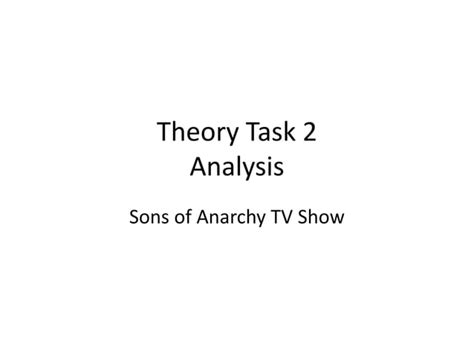 theory task 2 analysis soa college work ppt