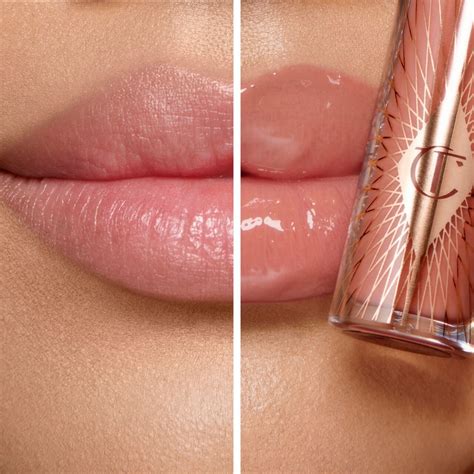 Mini Glossy Pink Lip Gloss Lip Liner Set Charlotte Tilbury Make Import
