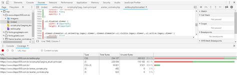 how to get coverage data out from the chrome dev tools stack overflow