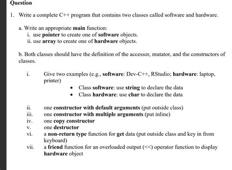 Solved Question Write A Complete C Program That Contains