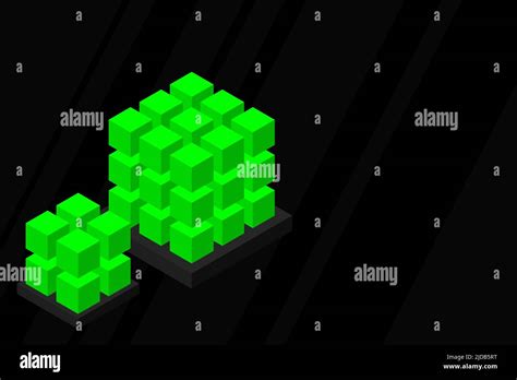 Isometric Digital Technology Web Banner Big Data Machine Learning Algorithms Analysis And