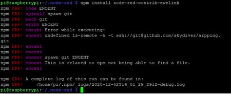 Program Fails To Install From Node RED Palette Issue Ottoszika Node Red Contrib Ewelink