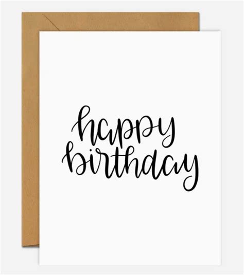 Happy Birthday Simple Script House Of Moseley