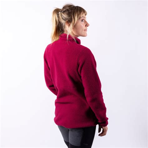 Womens Sastrugi Pile Fleece Half Zip Pullover