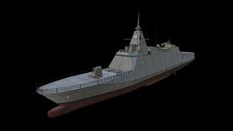 Jmsdf Mogami Class Frigate 3d Model By Ennuishao