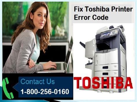 Fix Toshiba Printer Error Code