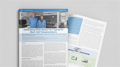 automated hla typing for faster donor matching technology networks