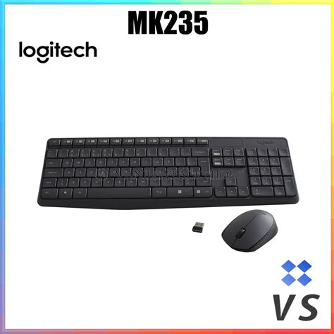 Jual Logitech Mk235 Keyboard Mouse Wireless Combo Shopee Indonesia