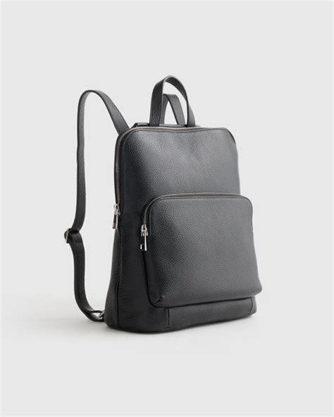 Quince Italian Leather Convertible Backpack In Black Lyst