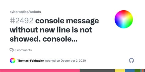 Console Message Without New Line Is Not Showed Console Message Can Affect Simulation Speed