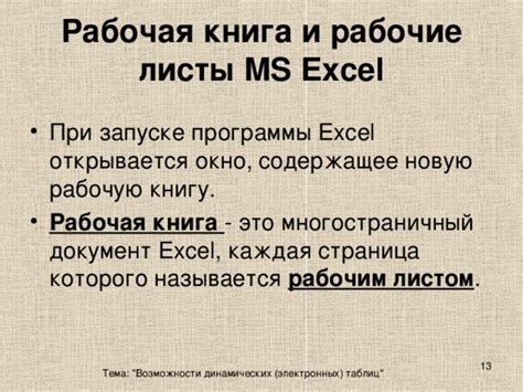 Возможности электронных таблиц Excel информатика уроки