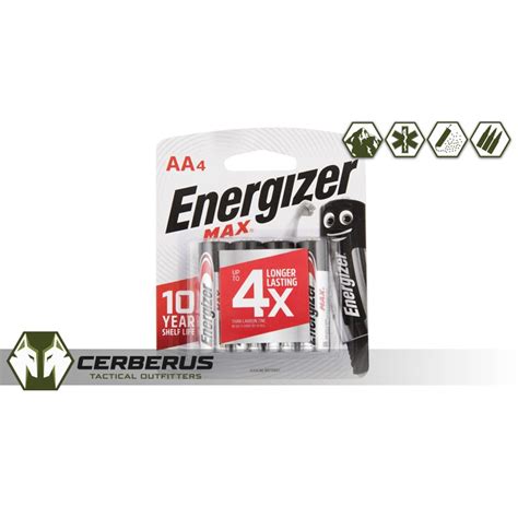 Energizer MAX AA Batteries - 4 PACK