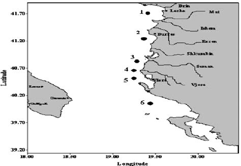 Map Of Sampling Stations Download Scientific Diagram