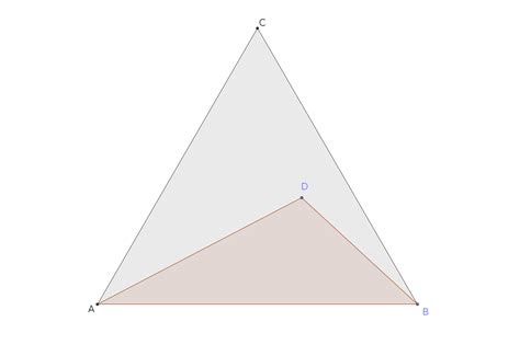 Geometry Locus Of A Vertex Of A Triangle Inside An Equilateral One Under An Integer