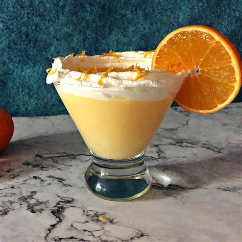 Orange Creamsicle Cocktail Martini Ovenspiration