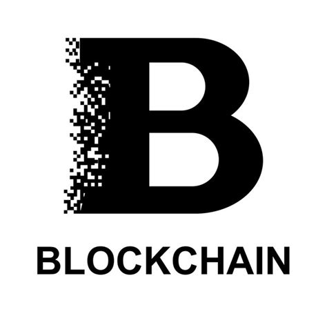 Premium Vector Black Blockchain Symbol