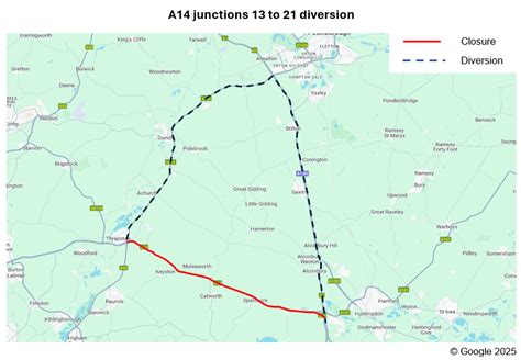 Update Important Roadworks Information A14 Junctions 16 To 17