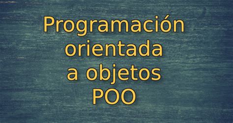 Programación Orientada A Objetos Tech Krowd
