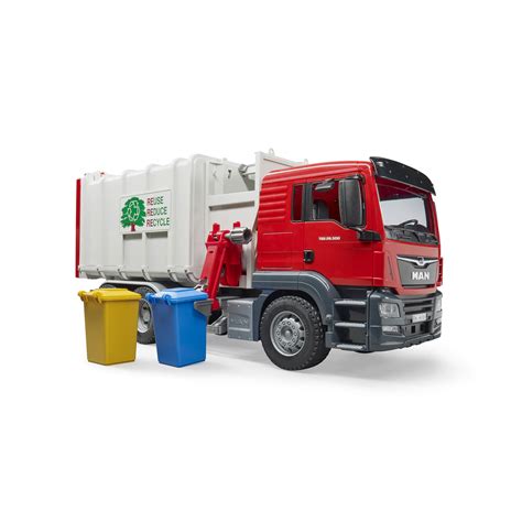 Bruder Man Tgs Side Loading Garbage Truck