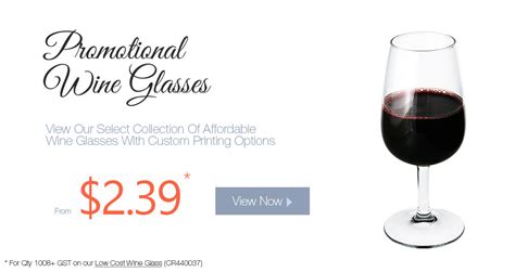 Glassware Only The Best Promotional Glasses In Australia