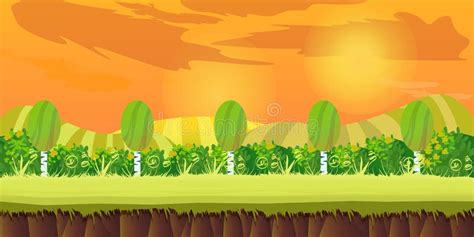 game background 2d application vector design tileable horizontally