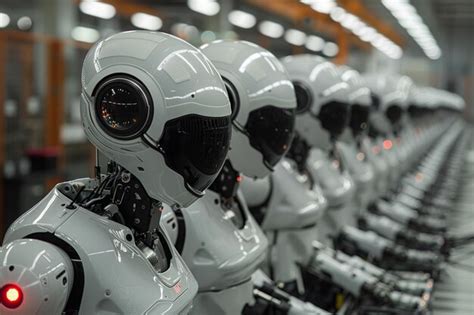 Automatic Robotic Assembly Line For Robots And Modern Machines Ai Generated Premium Ai