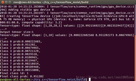 Tensorflow C 环境搭建及实战tensorflow C版 Csdn博客
