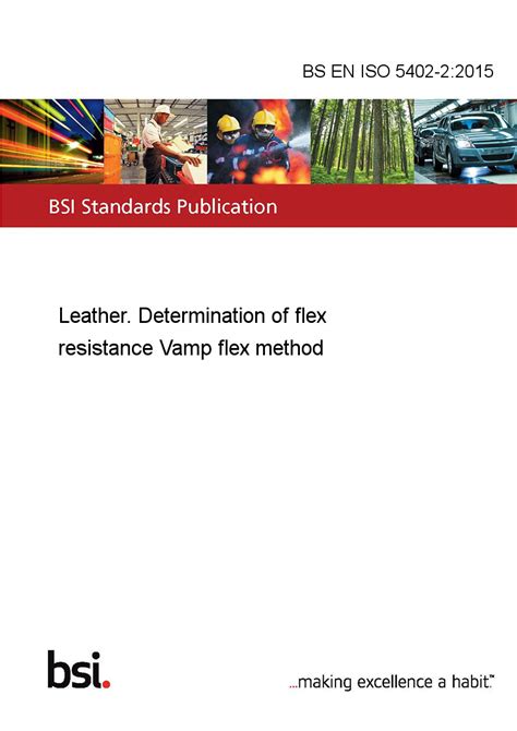BS EN ISO 5402-2:2015 Leather. Determination of flex resistance Vamp ...