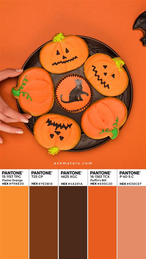 Halloween Color Palette Hex Codes