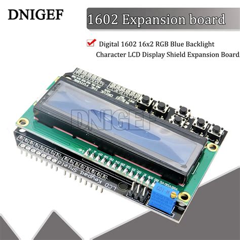 LCD Keypad Shield LCD1602 LCD 1602 Module Display Blue Screen For Arduino