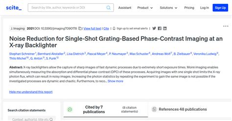 Noise Reduction For Single Shot Grating Based Phase Contrast Imaging At An X Ray Backlighter Noise Reduction For Single Shot Grating Based Phase Contrast Imaging At An X Ray Backlighter