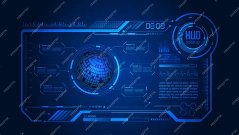 Premium Vector Hud Closed Padlock World