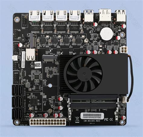 Płyta Główna Jasper Lake Mini Itx Wyposażona W 6 X Sata 30 2 X M2 Nvme