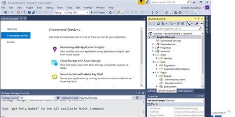 key vault for asp core web apps wake up and code