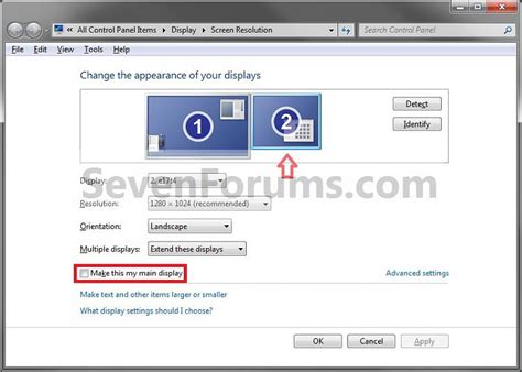 Display - Change Main Display - Windows 7 Help Forums