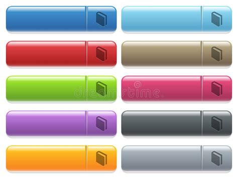 Glossy Icons Book Stock Illustrations 3489 Glossy Icons Book Stock