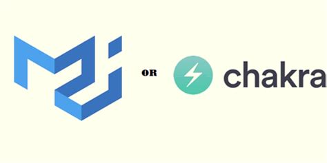 ‘materials Ui Or ‘chakra Ui What Is Better For React Dev Community