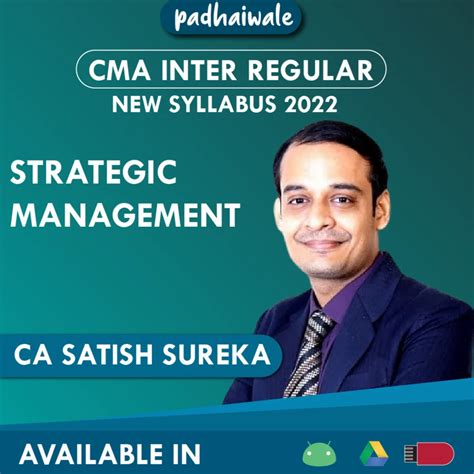 Cma Inter Strategic Management Regular Batch By Ca Satish Sureka