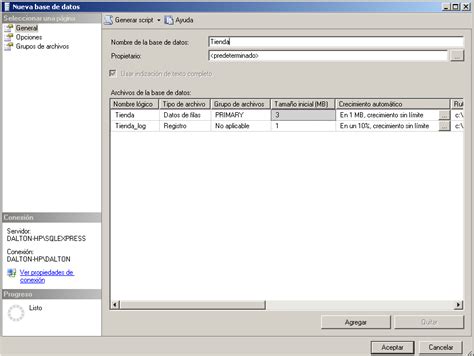 crear base de datos sql server sql server tecpro digital