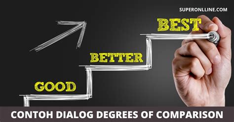 10 Contoh Dialog Degrees Of Comparison Singkat 2 Orang