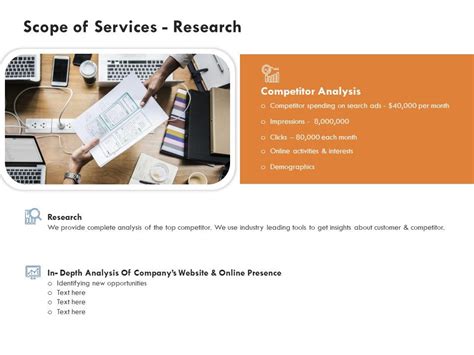 Scope Of Services Research Infographics Pdf
