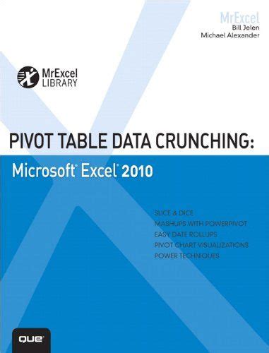 Bestseller Books Online Pivot Table Data Crunching Microsoft Excel