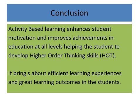 Activity Based Learning In Preschool And Primary School