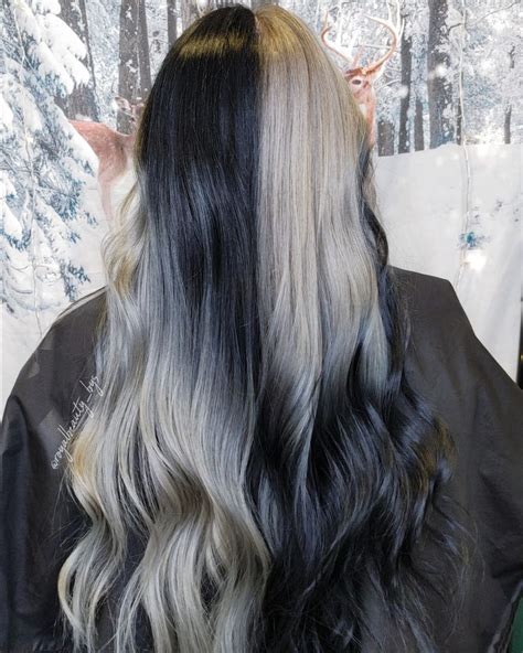 Cruella Deville Who Split Dyed Hair Long Hair Styles Hair